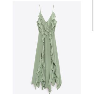 Zara | Dresses | Zara Ruffle Dress | Poshmark